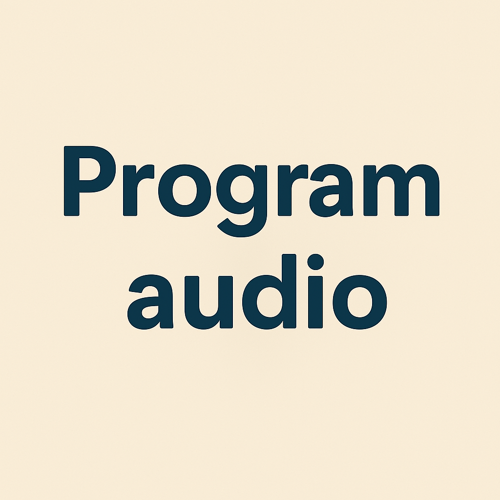 Program Audio Anxietate Zero